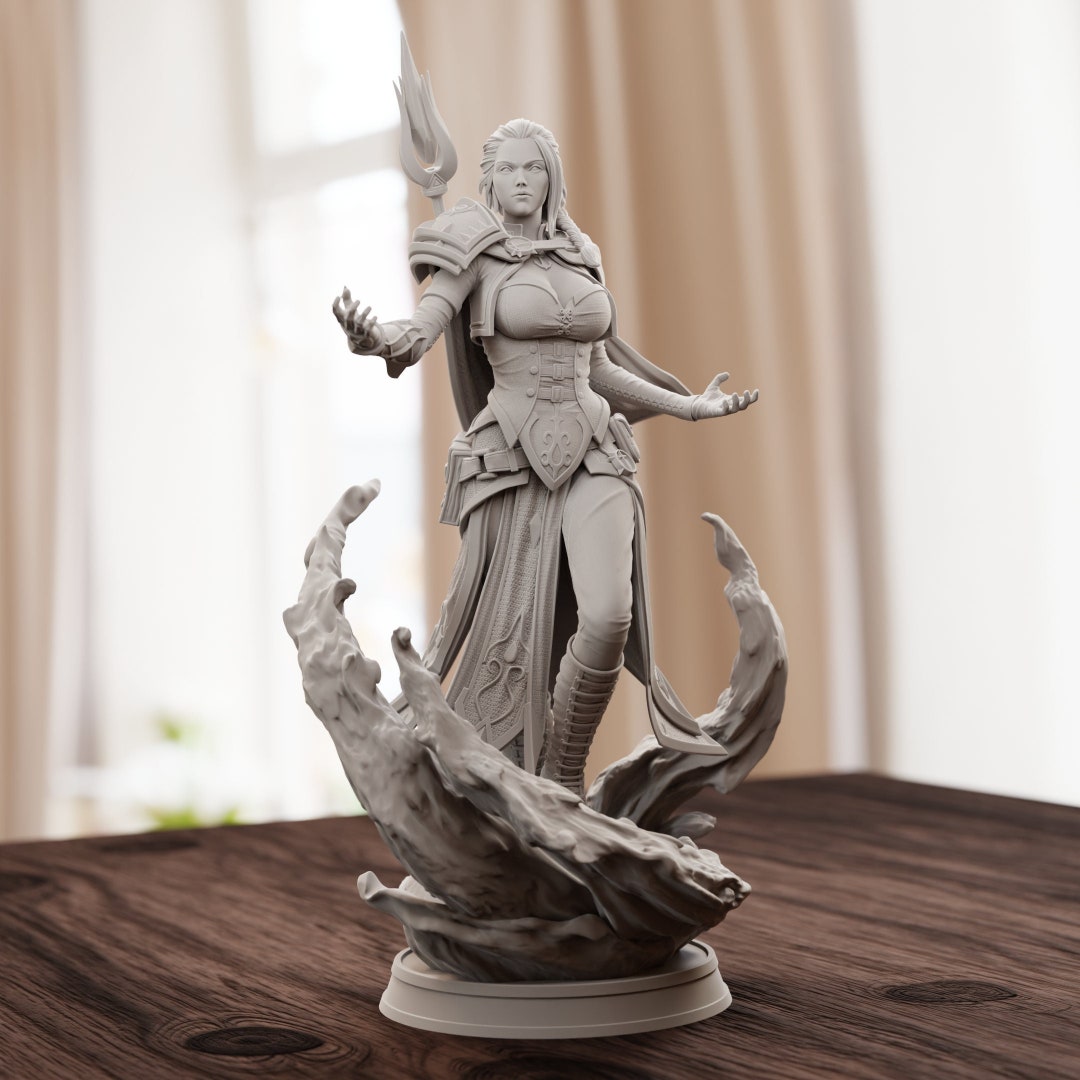 Jaina Proudmoore World of Warcraft Maximum Detailed 12K 3D Printed ...