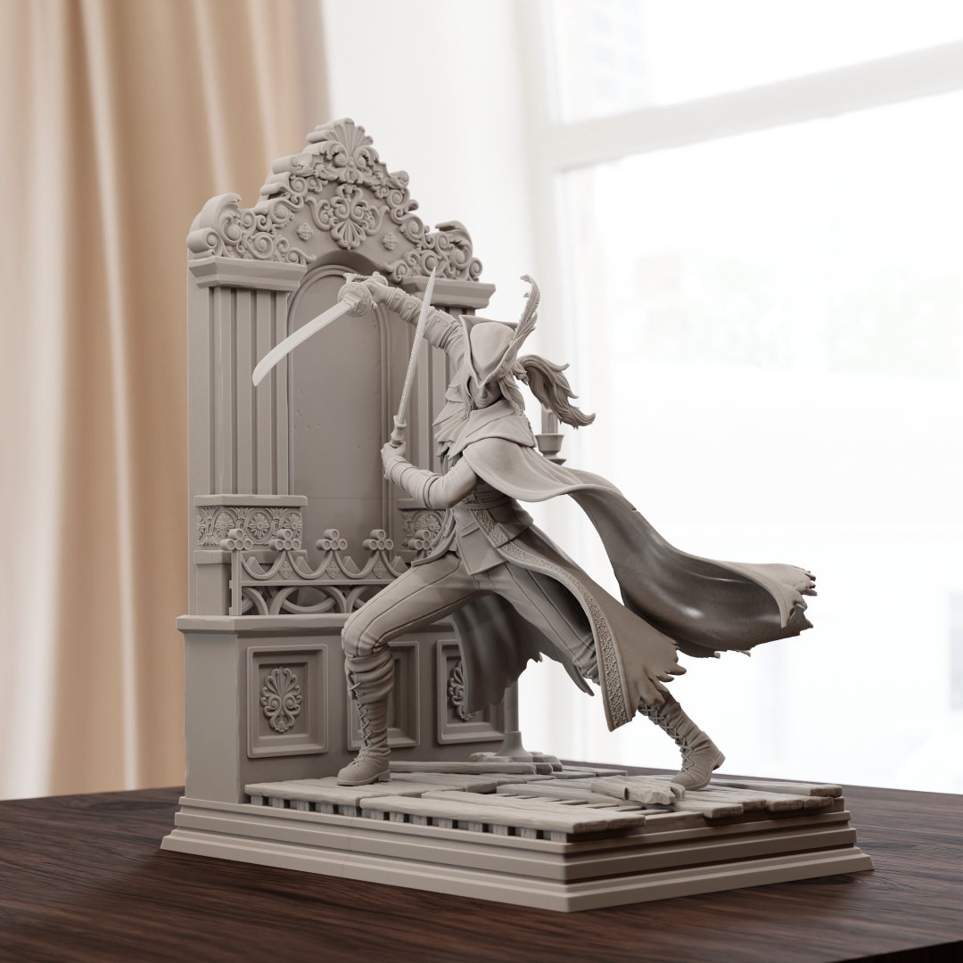 Lady Maria Bloodborne Maximum Detailed 8K 3D Printed Figure 96/99/233 ...