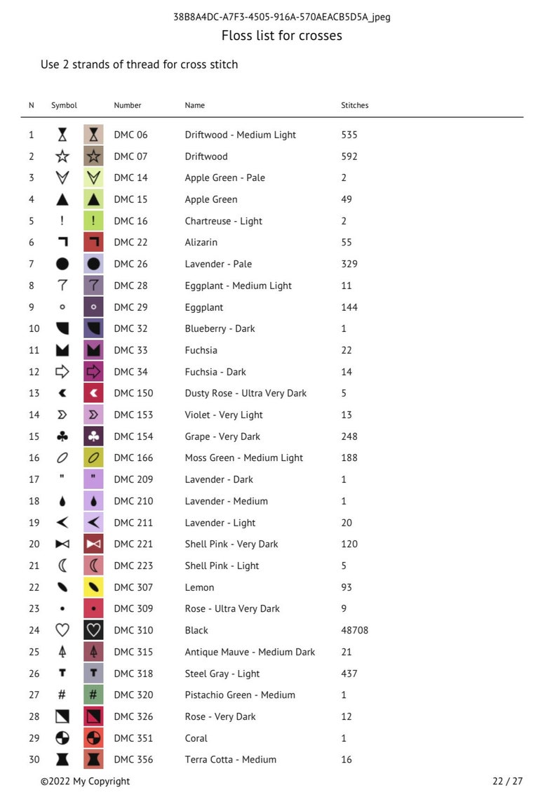 Skull and Sunflower Cross Stitch Pattern PDF Download DMC Thread Intermediate Cross Stitch ...