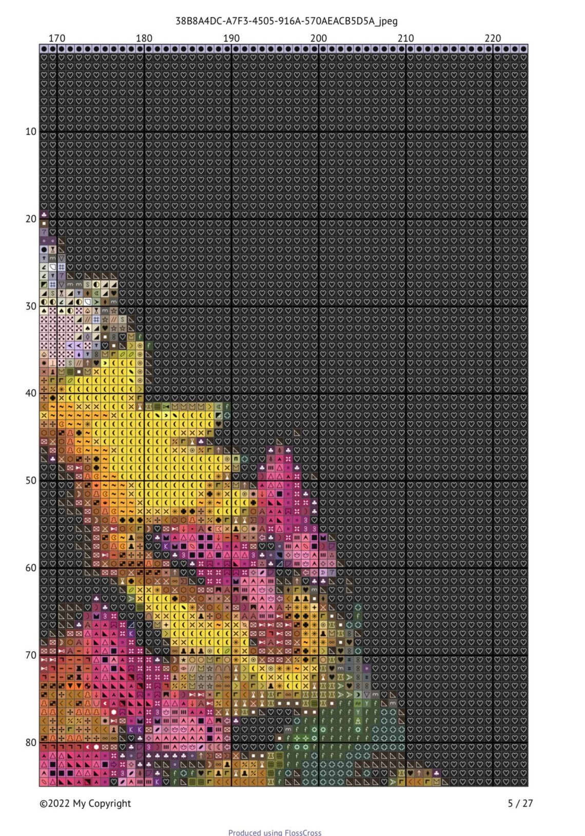 Skull and Sunflower Cross Stitch Pattern PDF Download DMC - Etsy