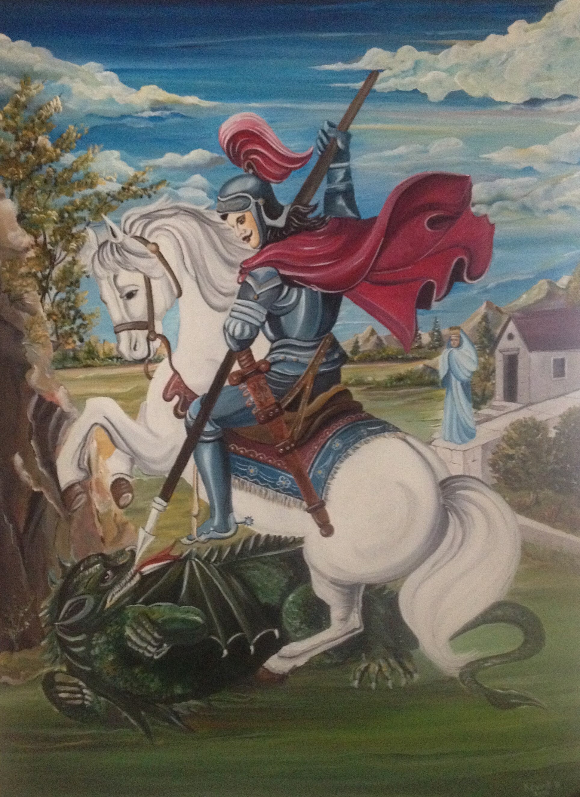 Original Acrylic Painting on Stretched Canvas. Wonderful Painting of ...