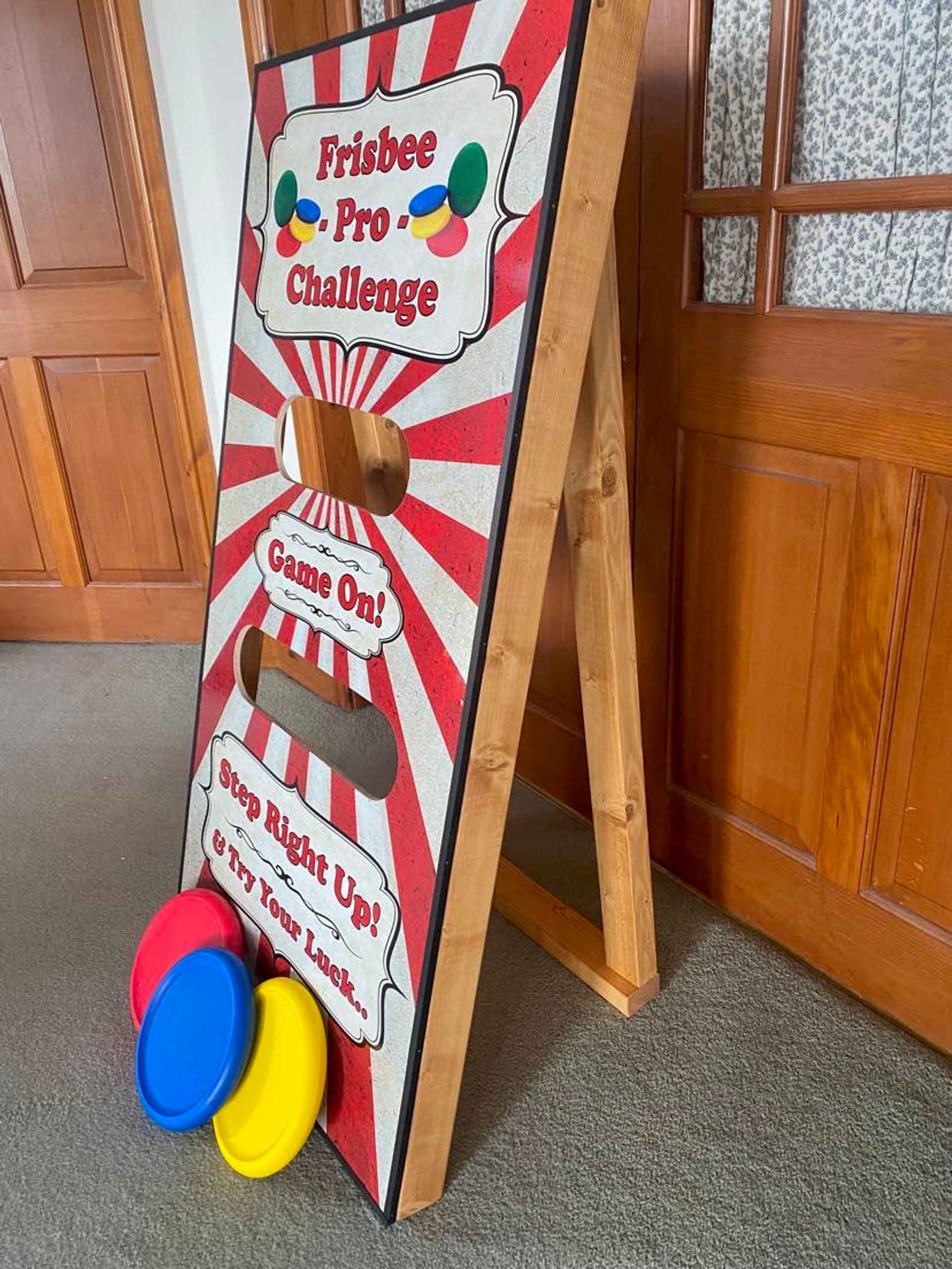 Frisbee Pro Challenge Commercial Traditional Carnival Fete Games Fair ...