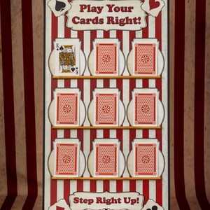 Play Your Cards Right Commercial Traditional Carnival Fete Games Higher ...