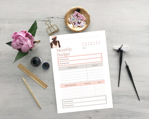 Fillable Budget Planner/digital Budget Planner/printable - Etsy