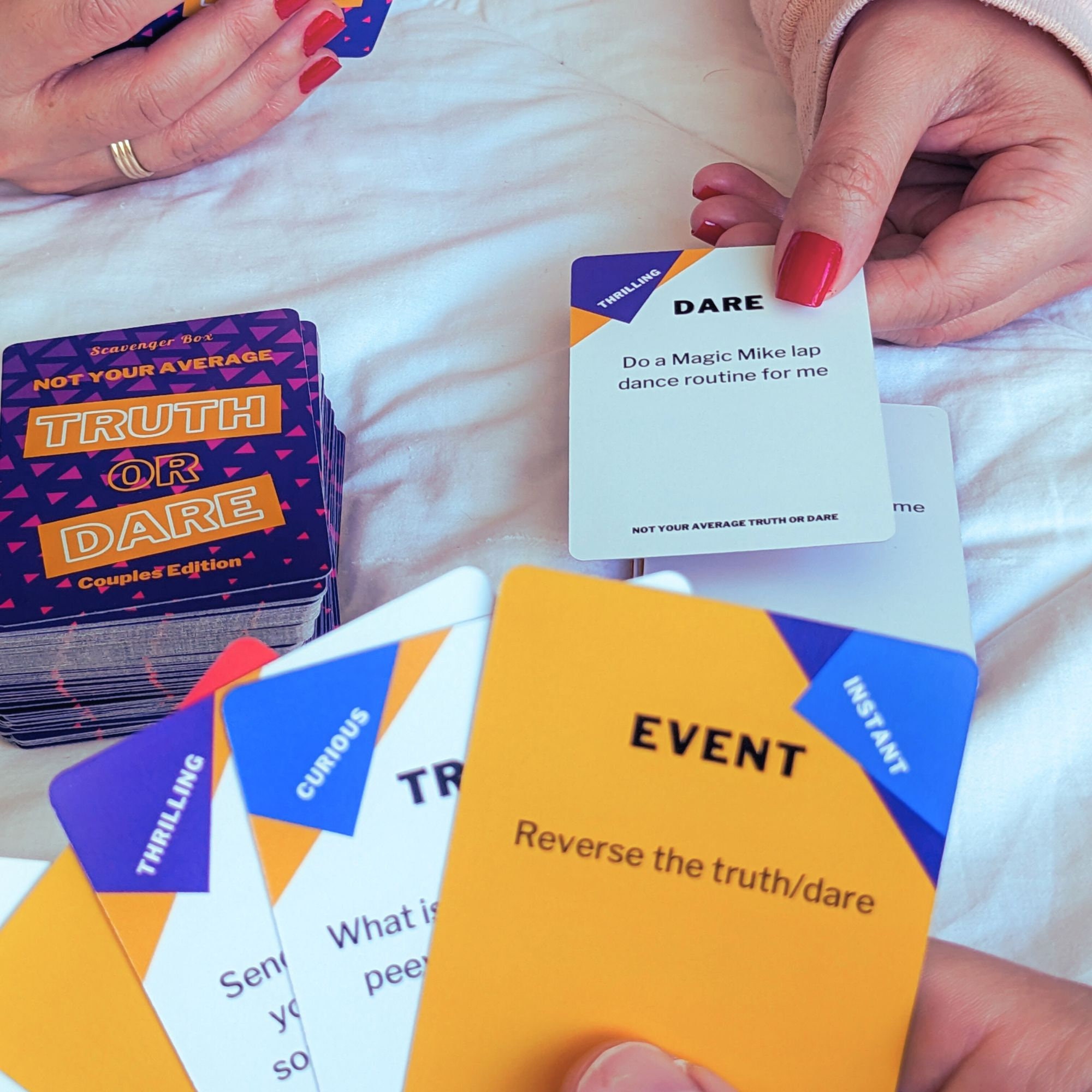 Date Night Card Game - Couples Truth or Dare - Fun Questions for ...