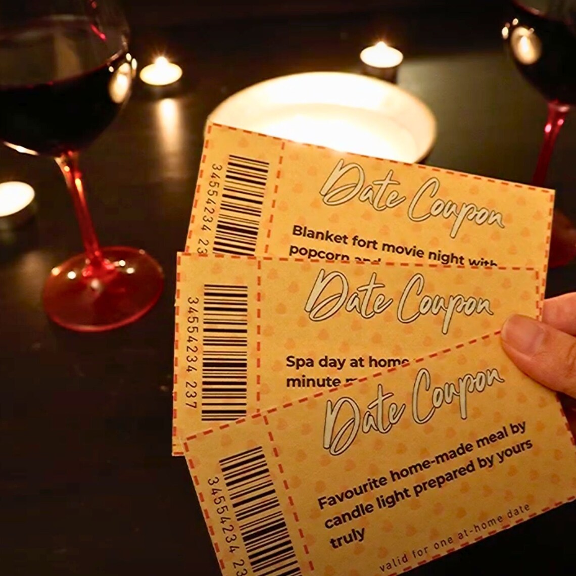 Personalized Date Coupons, Printable DIY Love Vouchers - Love Coupons ...
