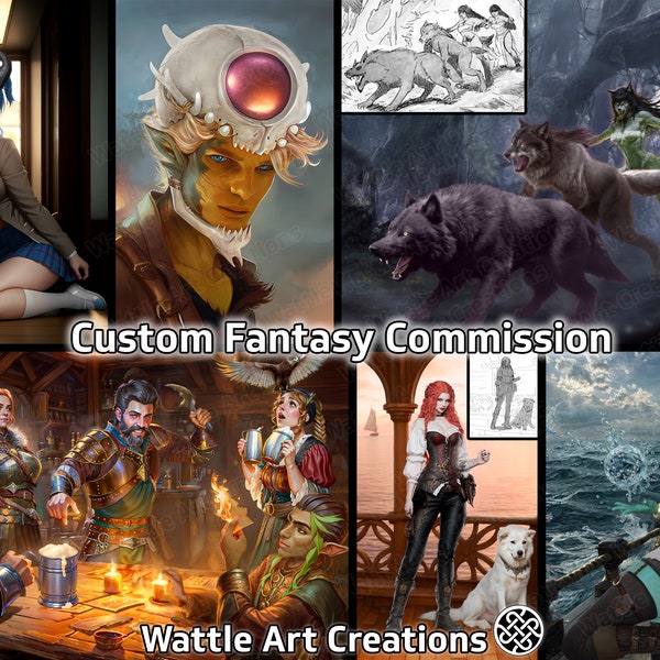 Dnd Commission - Etsy
