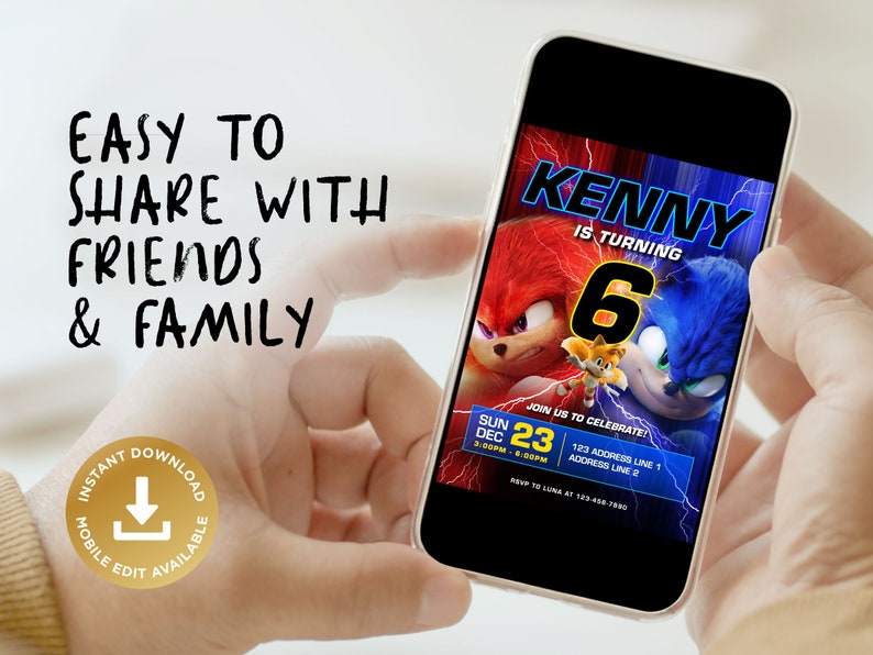 Printable Birthday Invitation Digital Birthday Invitation - Etsy