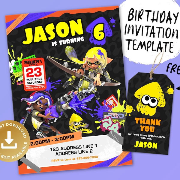 Splatoon - Etsy