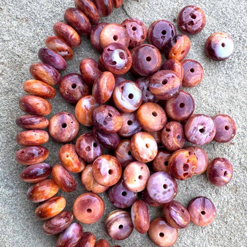 Spiny Oyster Beads - Etsy