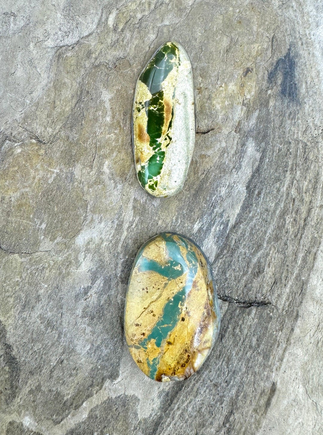 Royston Ribbon Turquoise nv Freeform Cabochon select One Stone - Etsy