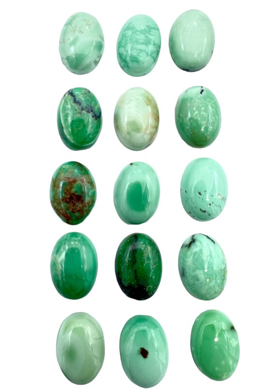 Rare New Lander Turquoise 10x14mm Calibrated Oval Cabochons - Etsy