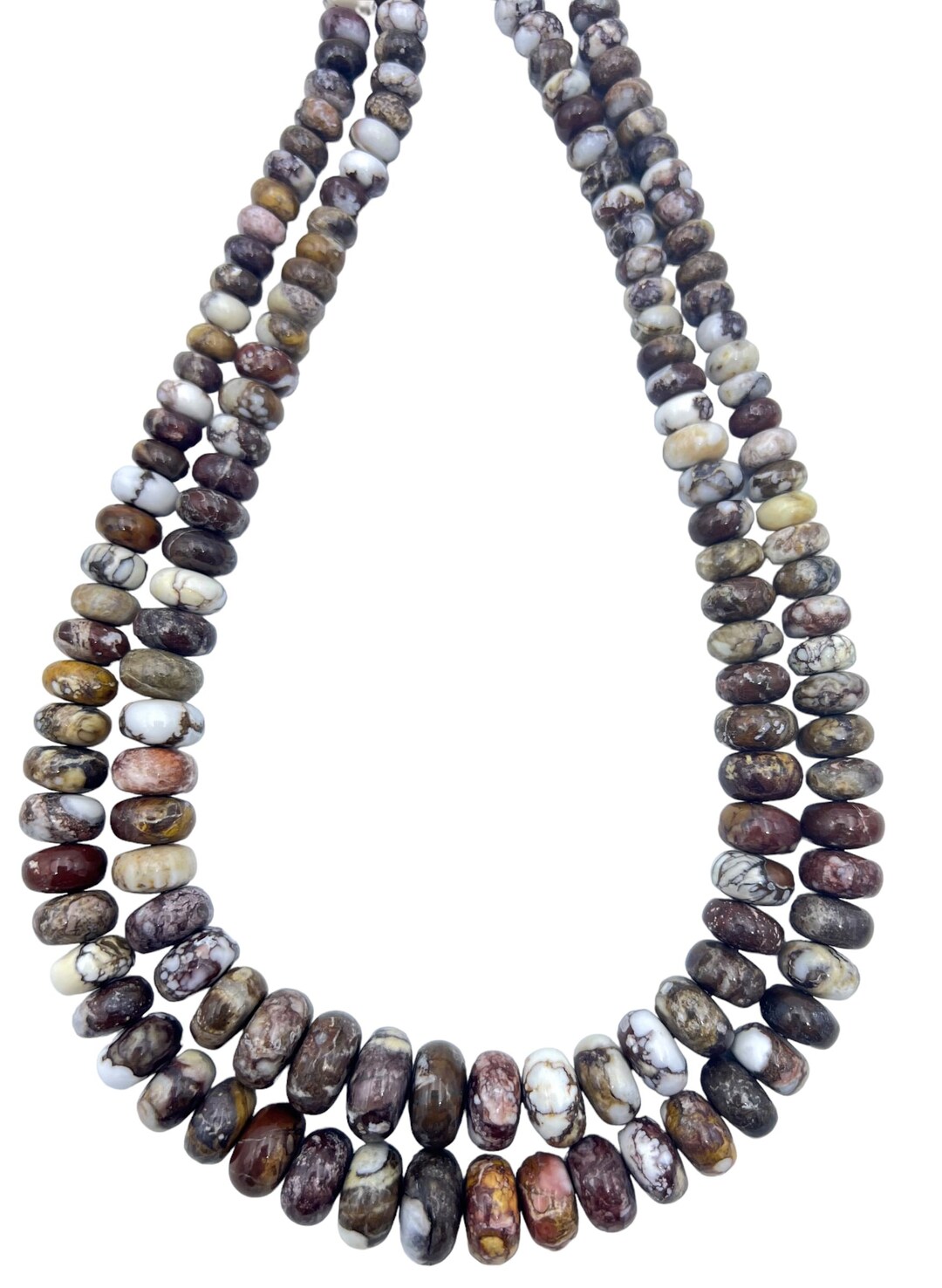 Rare Aaa Arizona Wild Horse Big Graduated 8-14mm Rondelle Beads, 18 ...