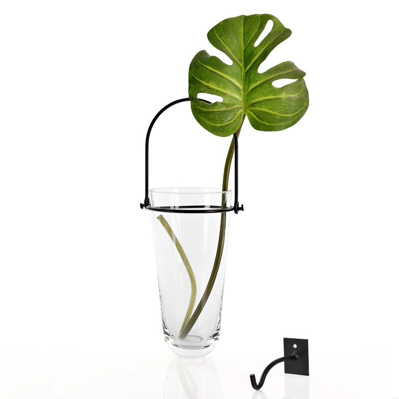 Wall Vase and Hook - Etsy