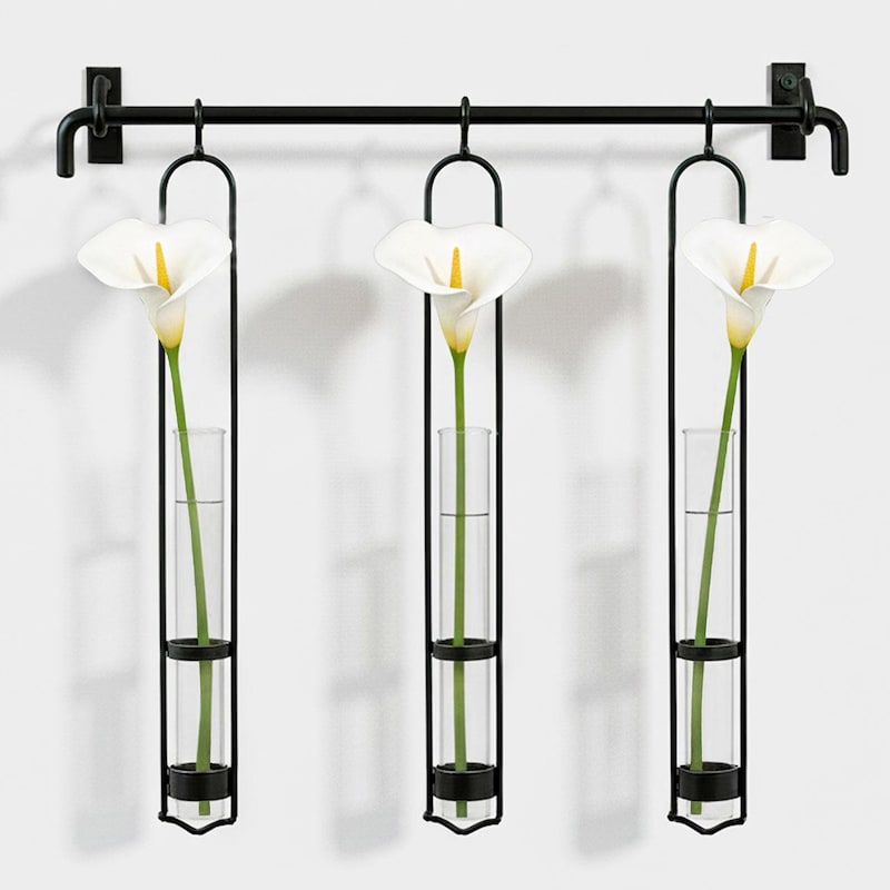 Wall Glass Hanging Vase - Etsy