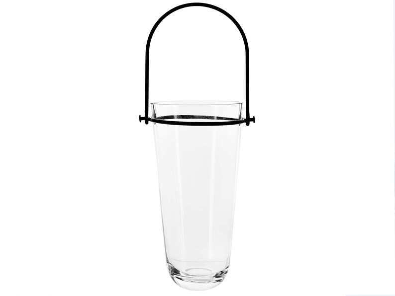 Almere Hanging Vase With Wall Hook | Glass Flower Vase for Home Decor ...