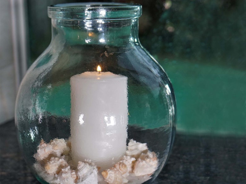 1.3 Gallon Sphere Jar With Cork | Recycled Glass Sphere Jar for Home ...