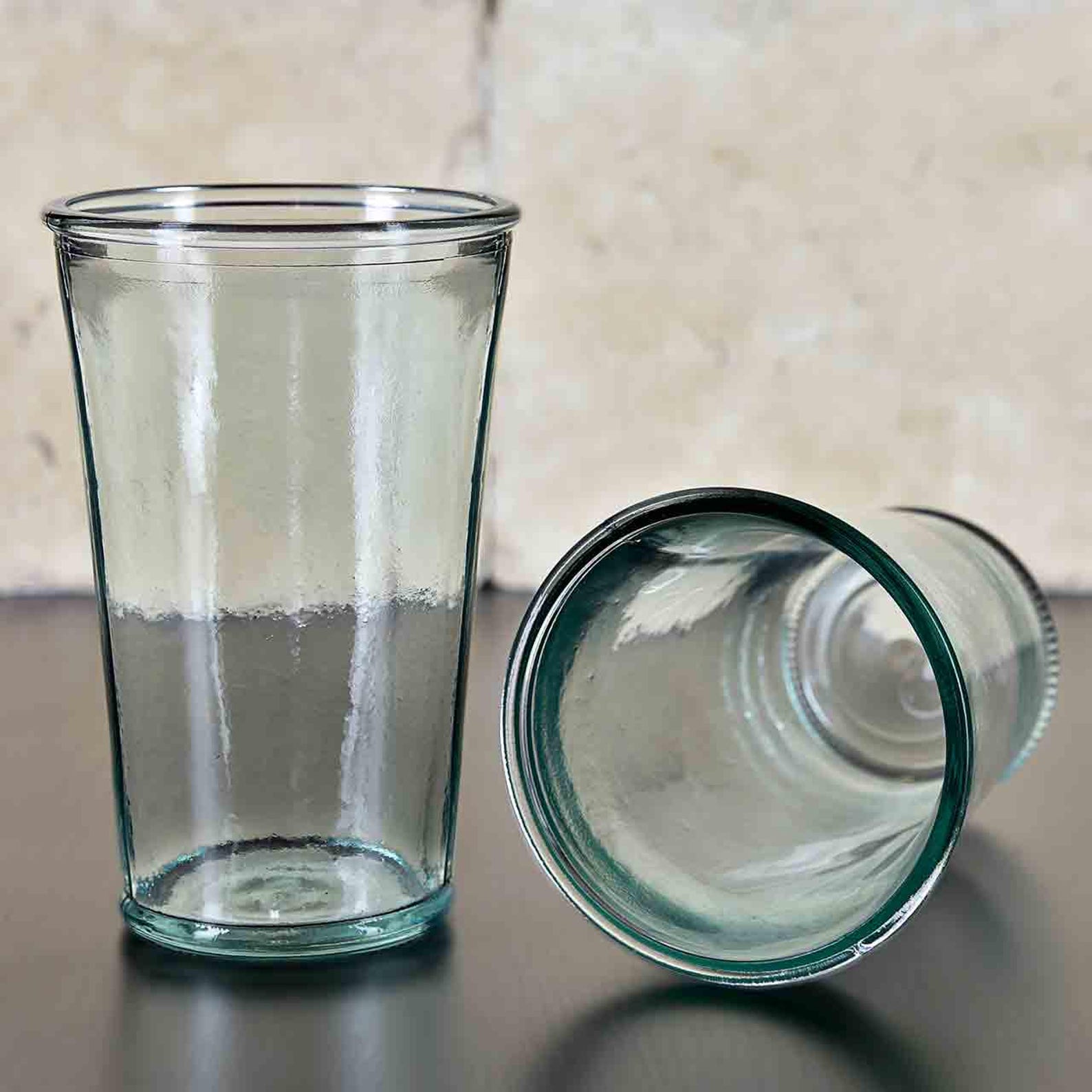 Elegant Recycled Glass Drinkware Collection – Eco-friendly Set of 6 for ...