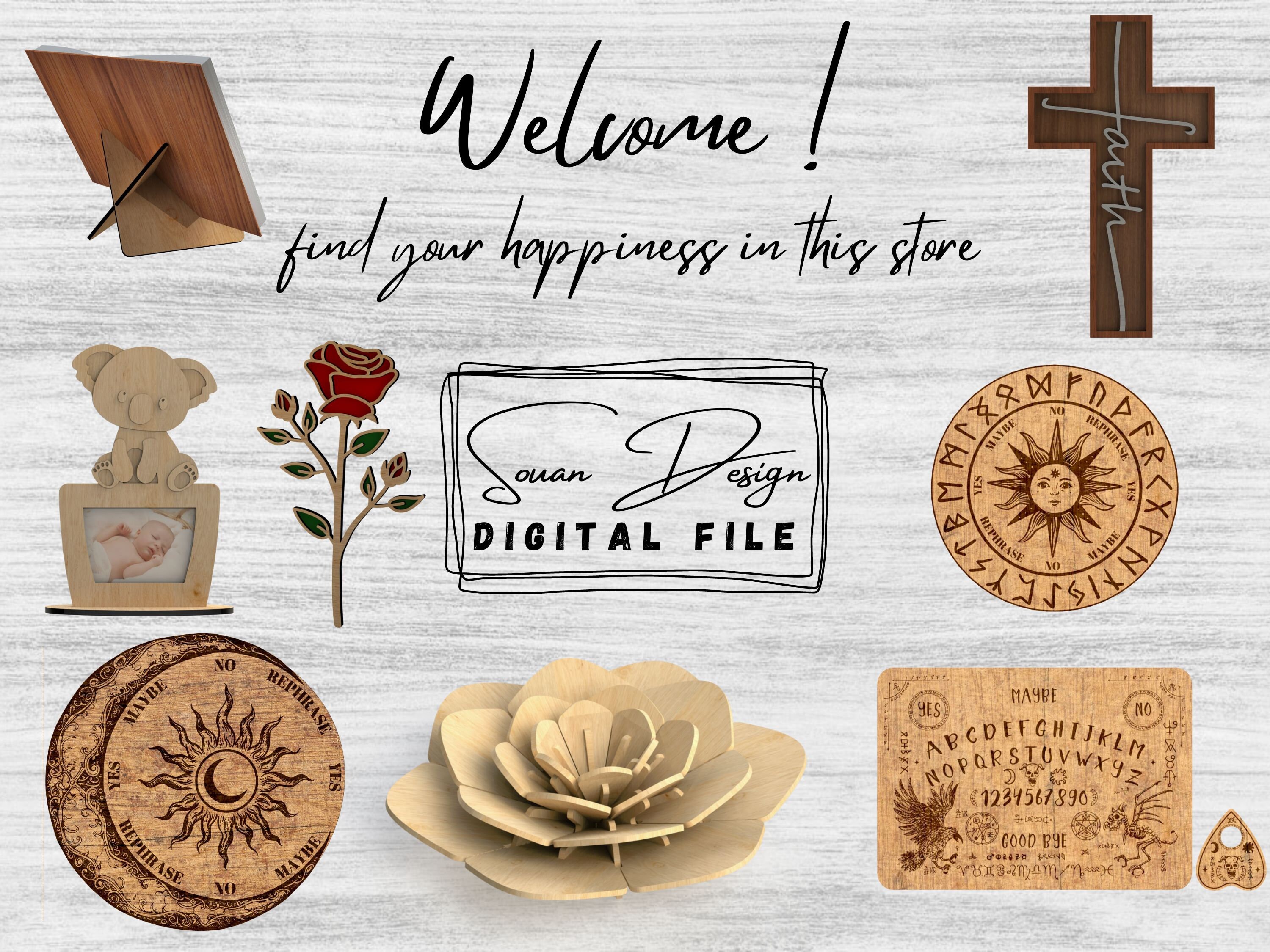 Lily of the Valley SVG, Laser Cutting Files, Wooden Flowers, Plant SVG ...