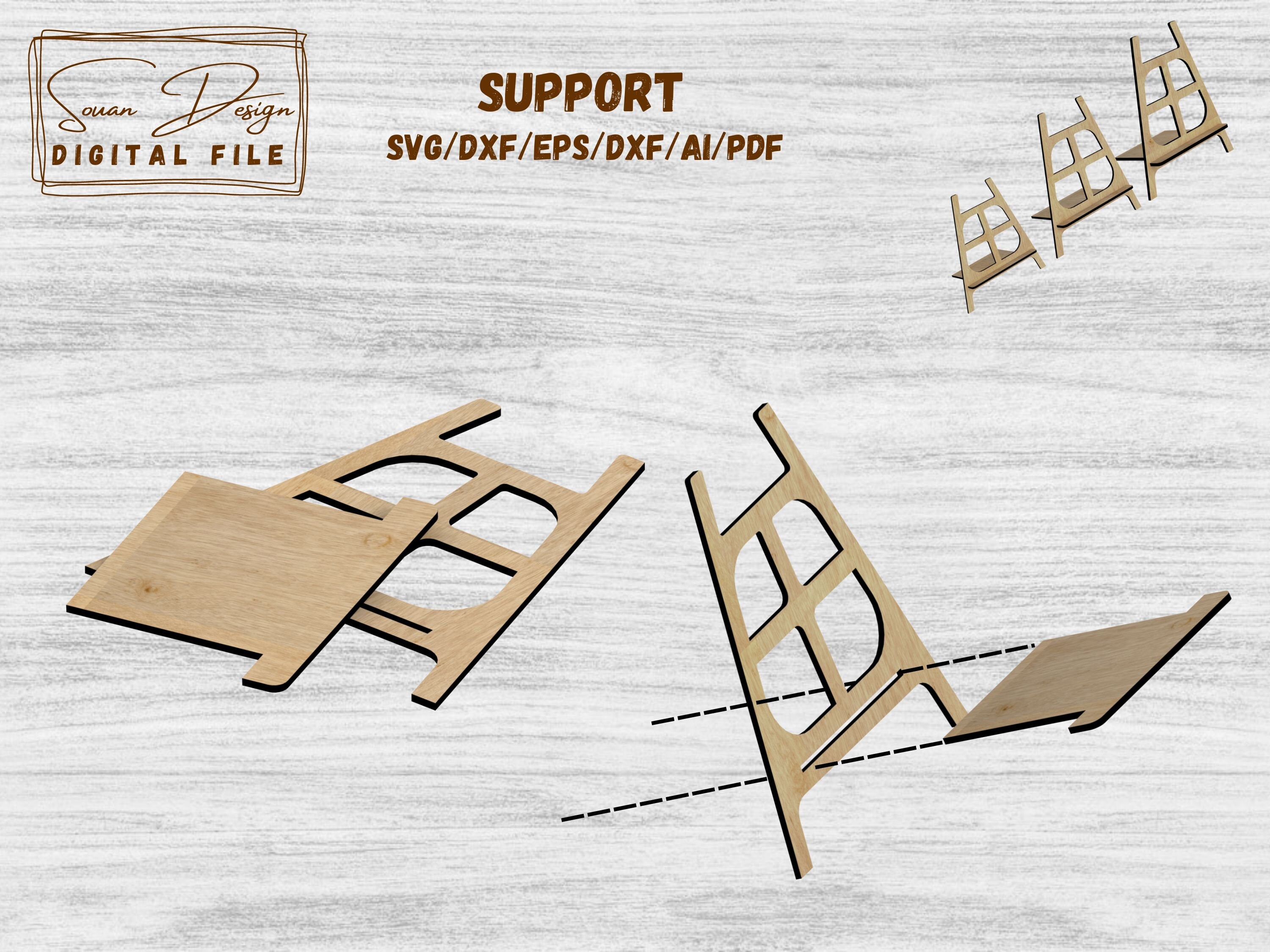 Photo Frame Stand SVG, Display, Easel, Laser Cut File Stand, Laser ...