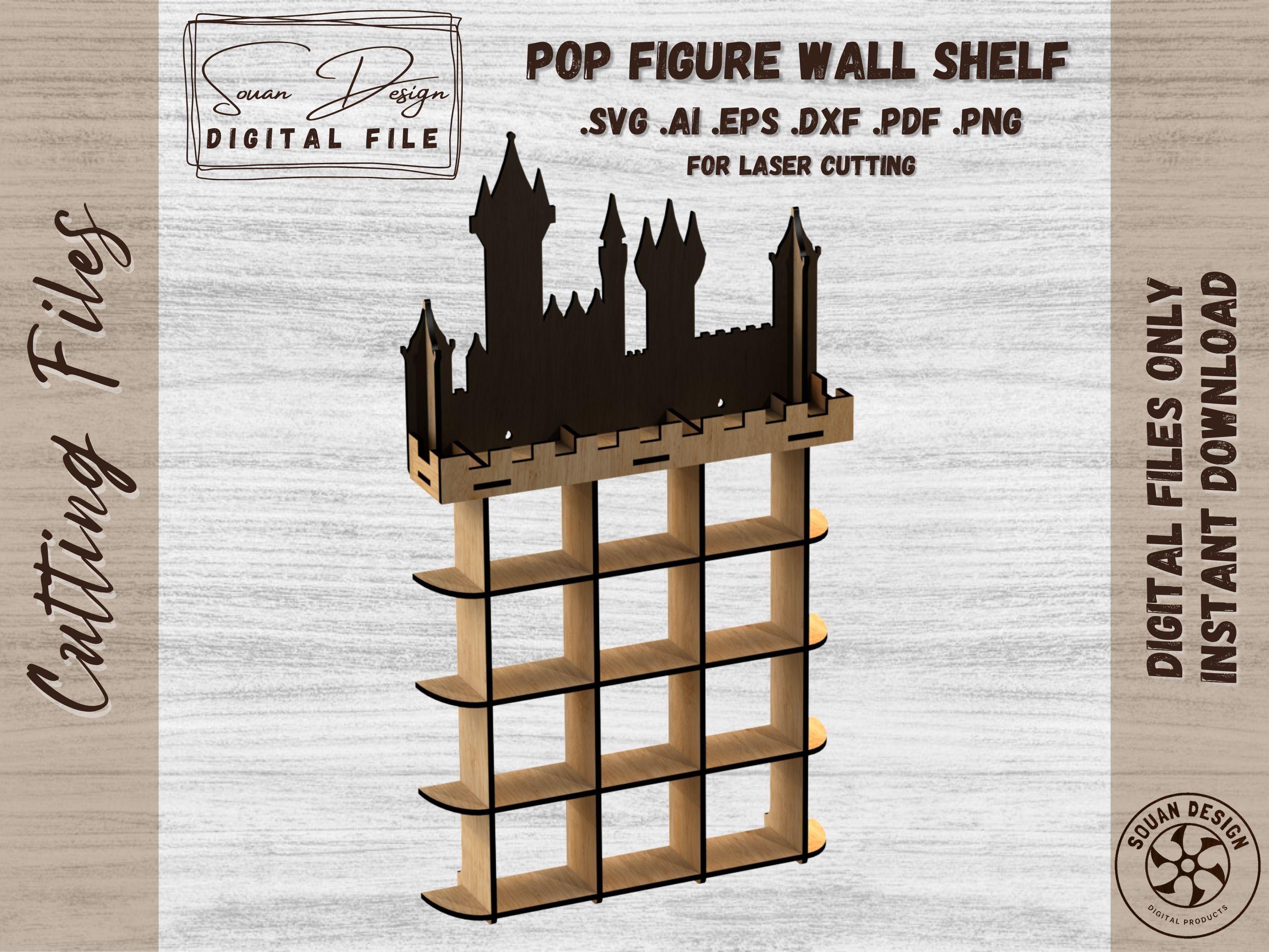 Funko Pop Shelf SVG - Funko Pop Stand, Wall Display, Mini Funko Pop ...
