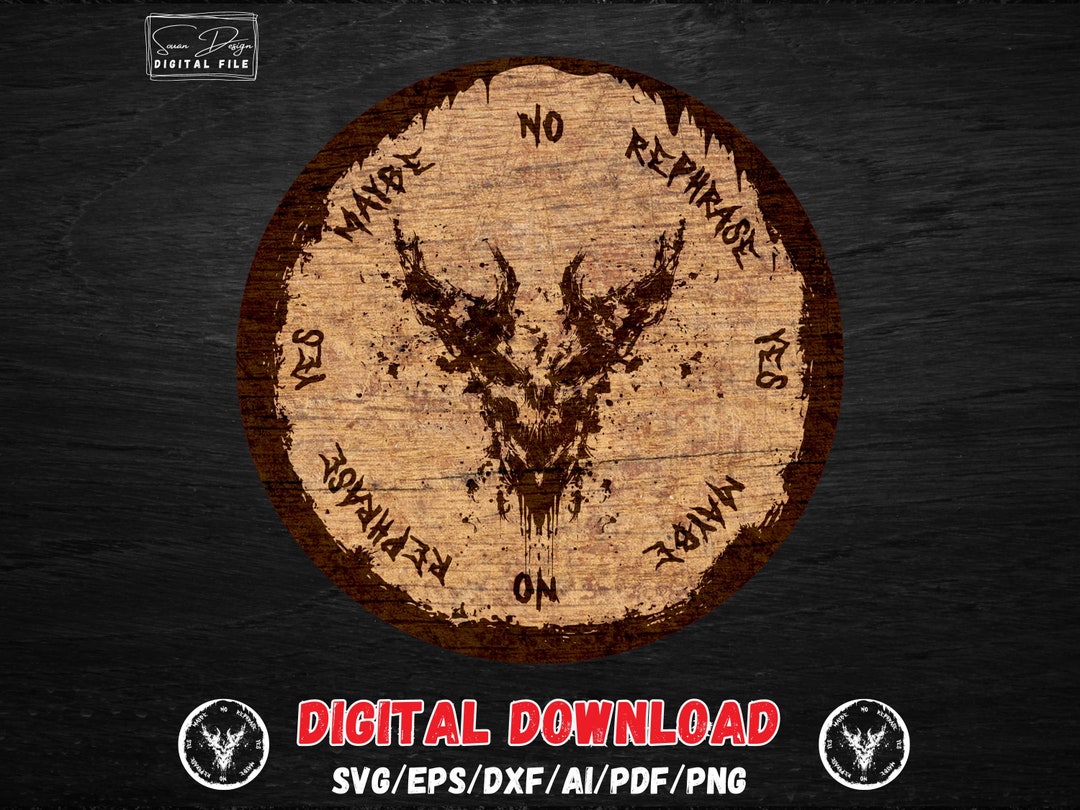 Devil Pendulum Board - Digital File for Laser Cutting/engraving or ...