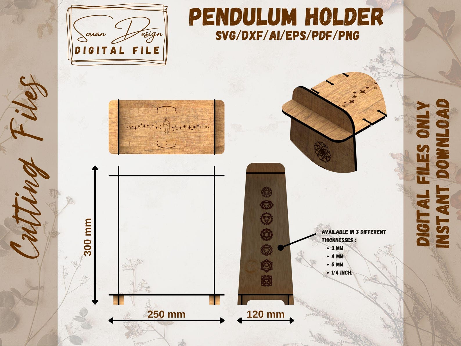 Pendulum Display SVG, Base File for Laser Cutting, Silhouette ...