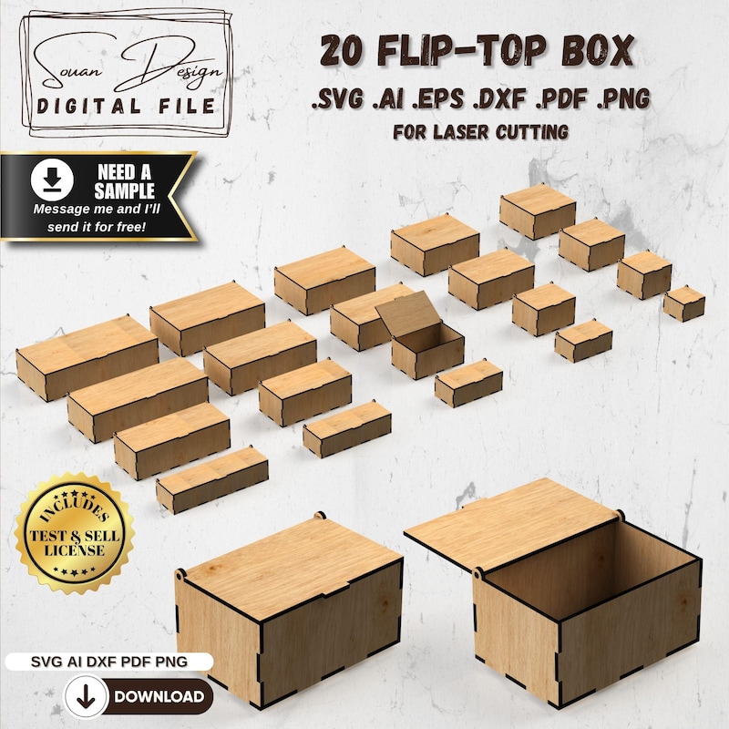 Memory Box Hinge Svg - Etsy