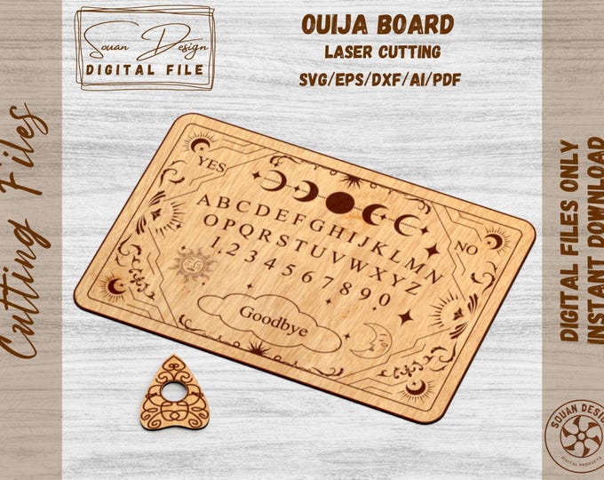 Six (6) Pack Ouija Board Size II Mini Pocket Boards Party Favors Small ...
