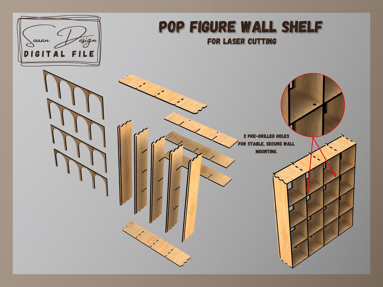 Mini Funko Pop Display Shelf - Wall Mount Stand - Funko Pop Holder SVG ...
