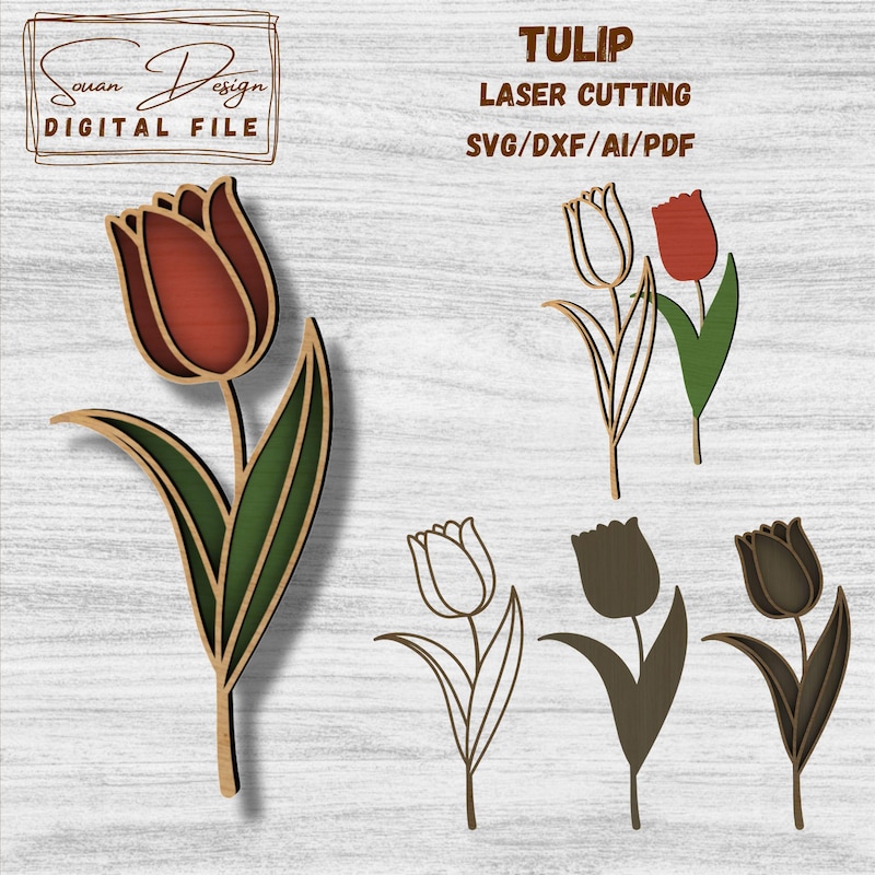Moldes de tulipán - Etsy México