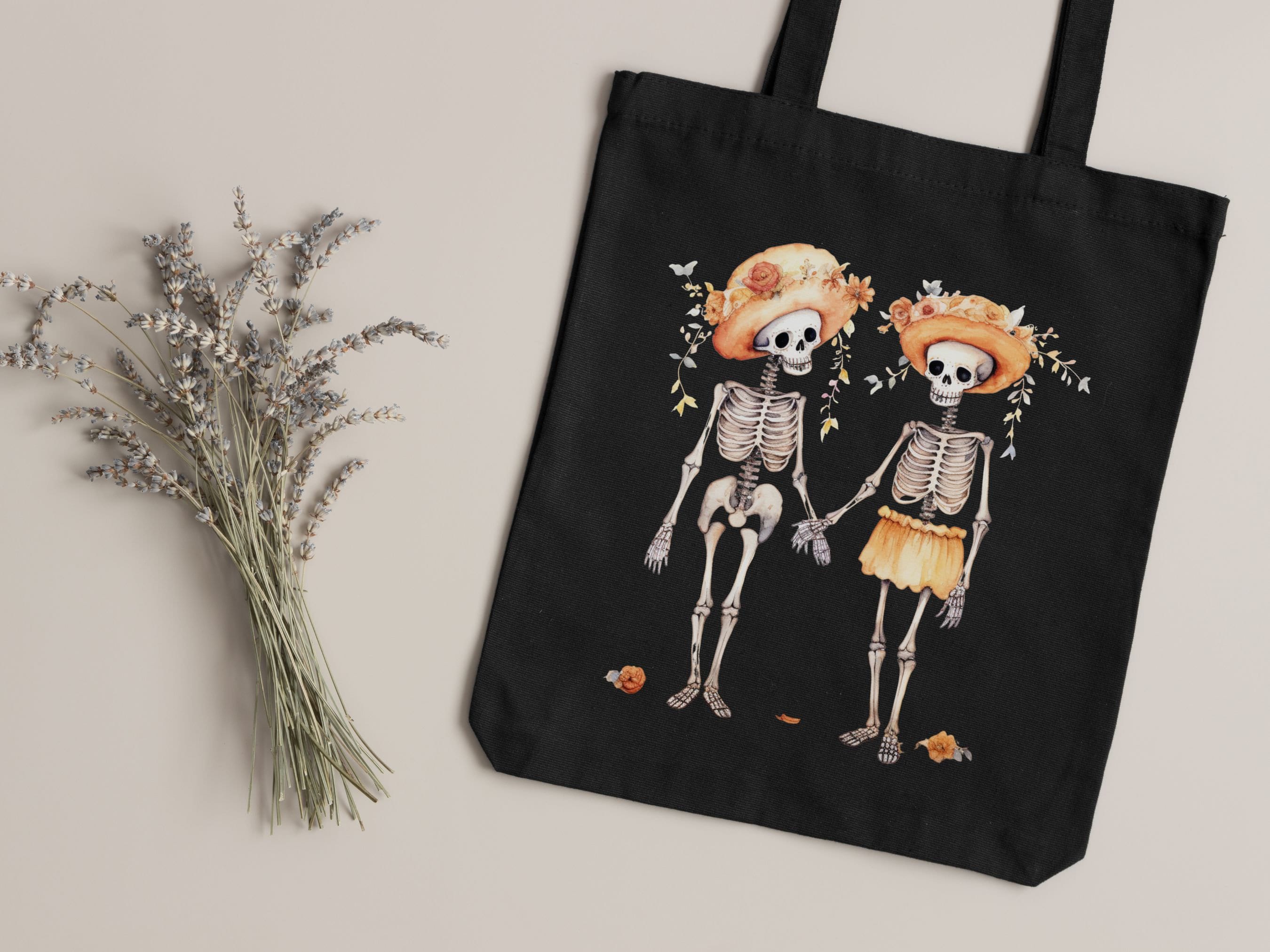 Watercolor Skeleton Clipart Set, Day of the Dead/ Dia De Los Muertos ...