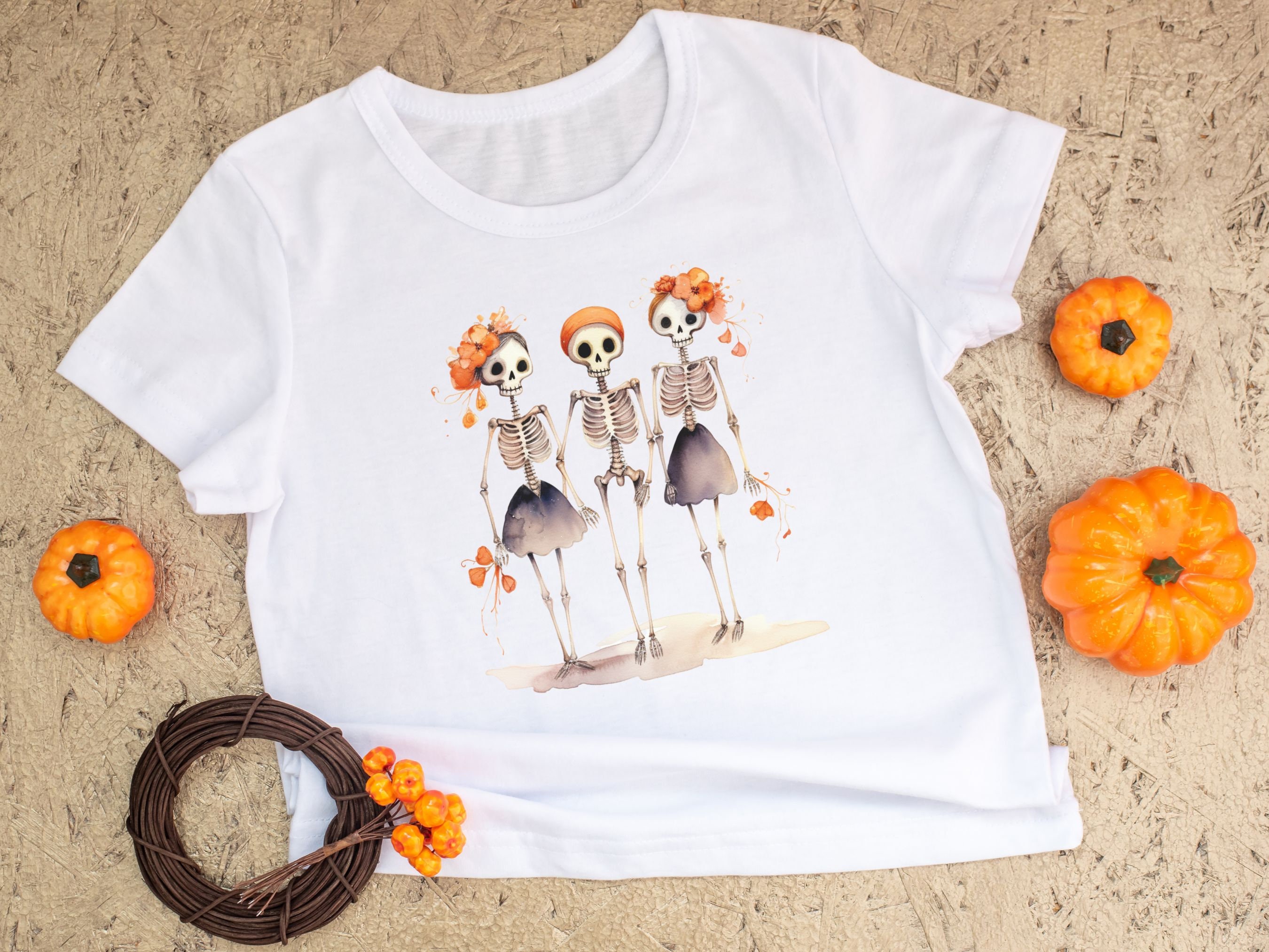 Watercolor Skeleton Clipart Set, Day of the Dead/ Dia De Los Muertos ...