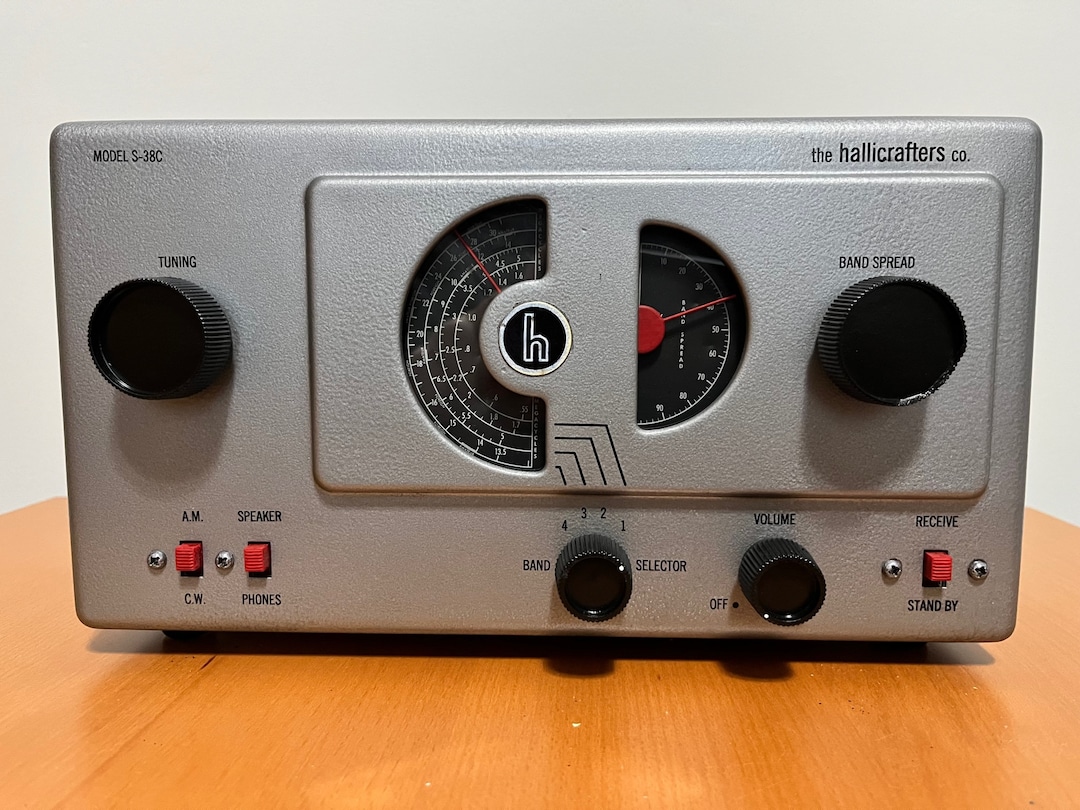 RESTORED Vintage Hallicrafters Model S-38C Multiband Radio - Etsy