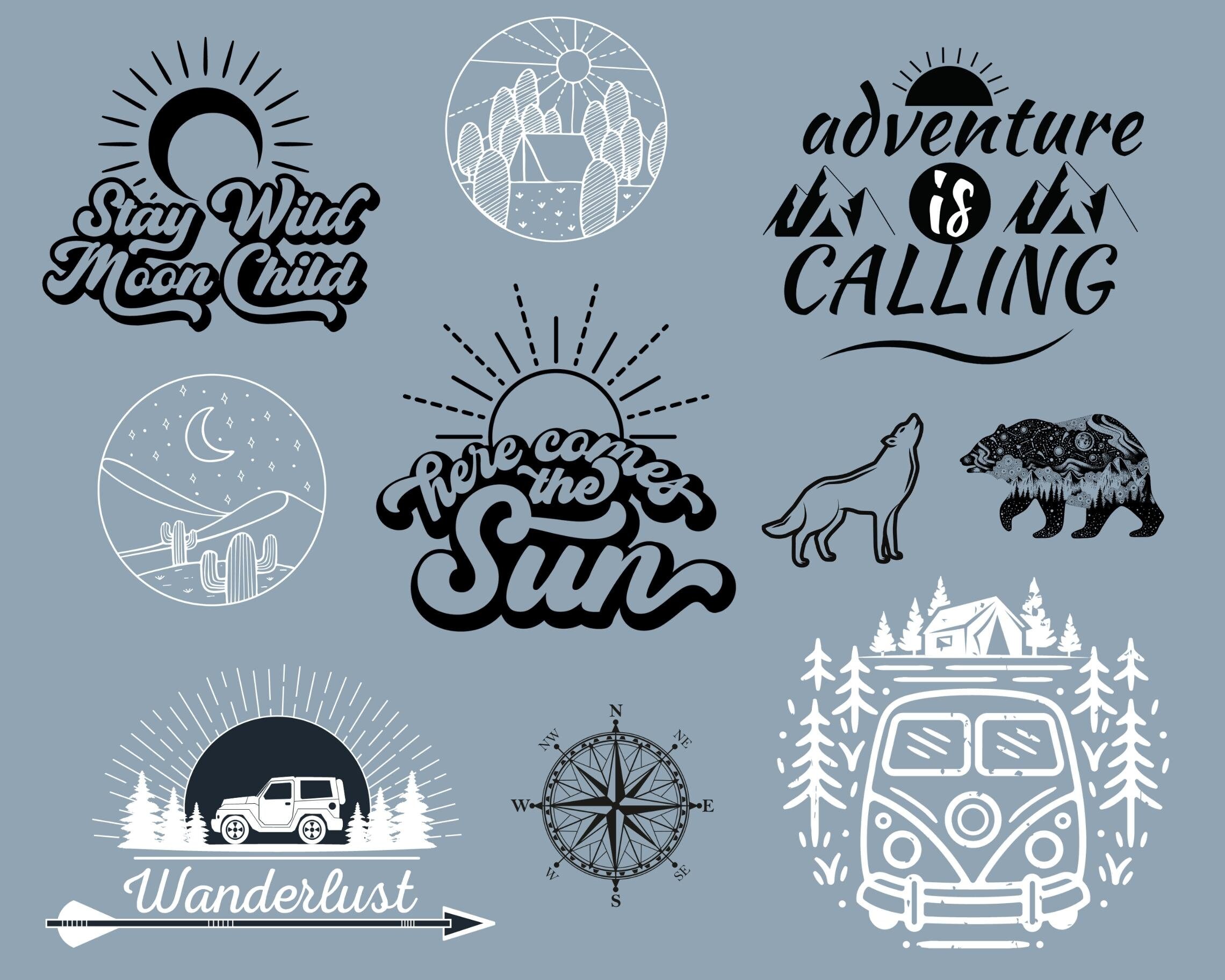 Travel Stickers, Instagram Sticker, Mountain Sticker, Instagram Travel ...