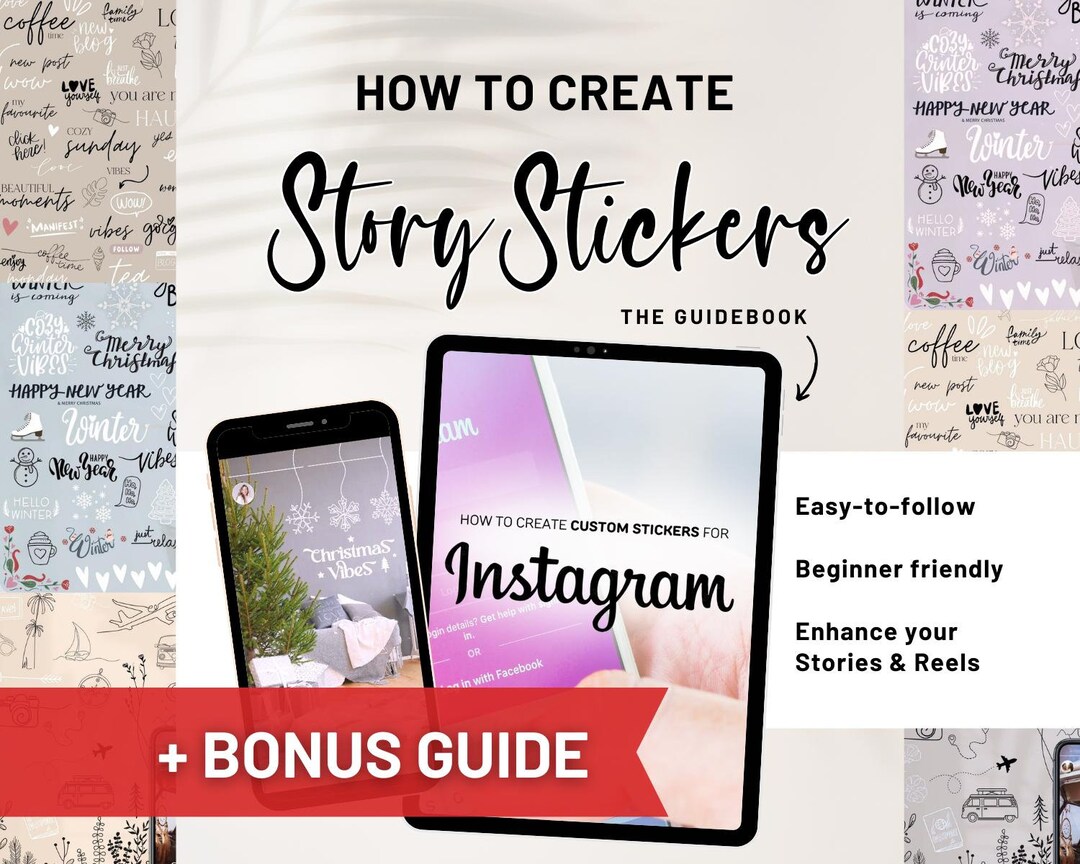 Story Stickers Guide, Story Sticker Course, Canva Course, Instagram ...