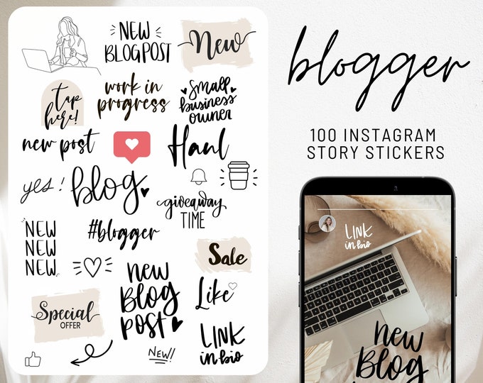 Instagram Story Stickers FAMILY, Instagram Stickers, Lettering Stickers ...