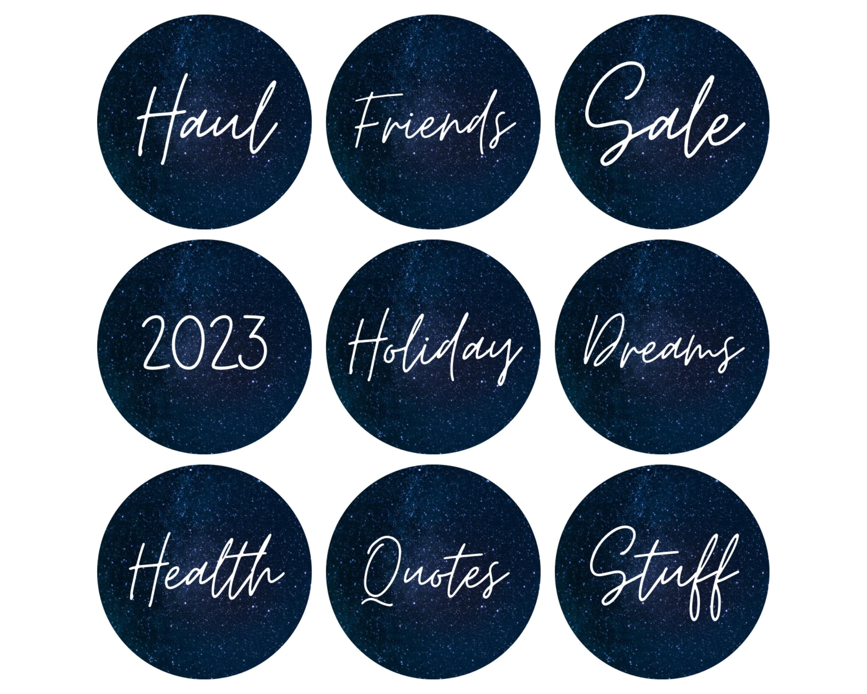 Night Sky Instagram Highlight Covers Dark Highlight Covers - Etsy