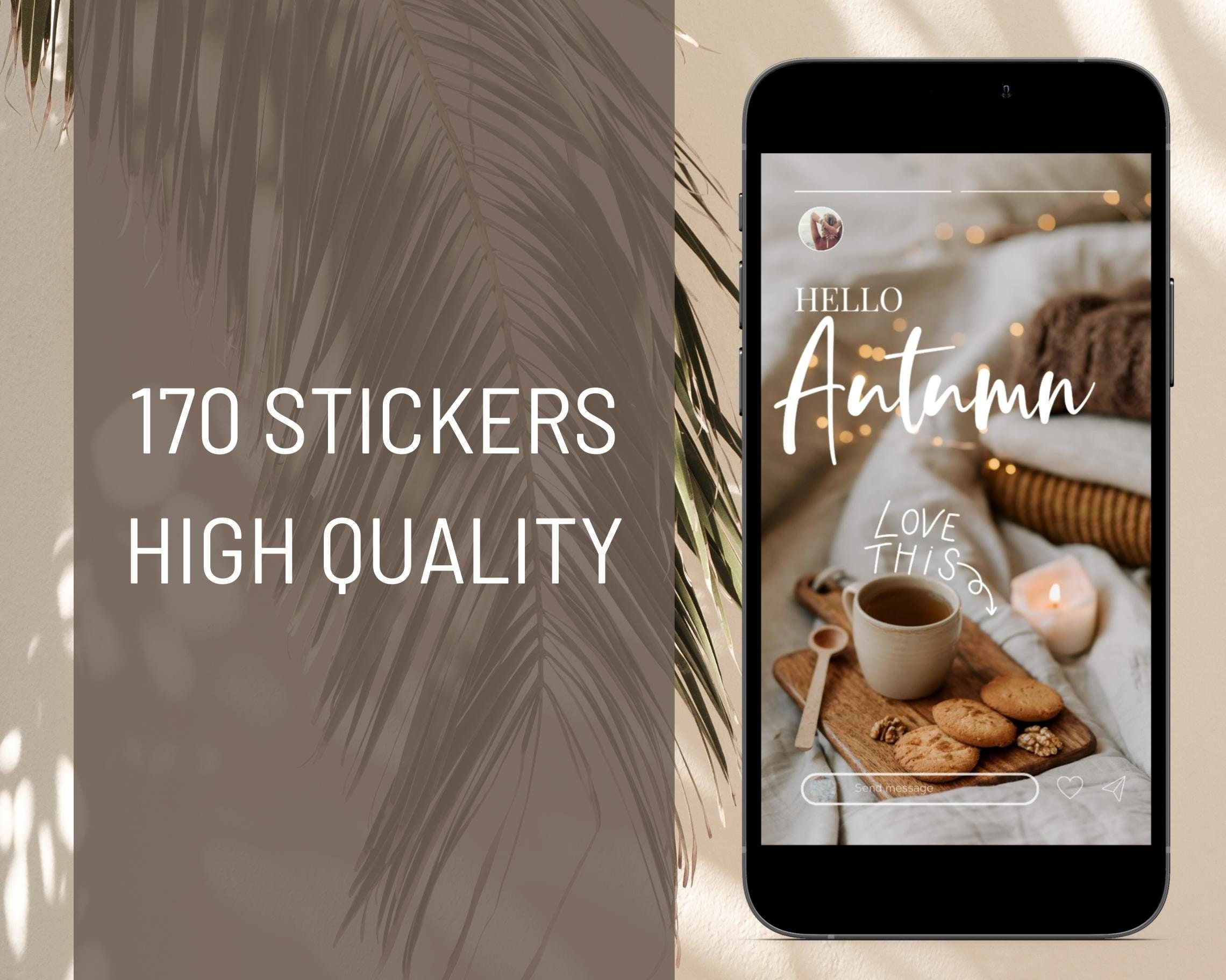 Instagram Story Stickers Story Sticker Set Everyday - Etsy