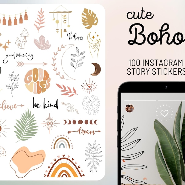 Cute Insta Stickers - Etsy