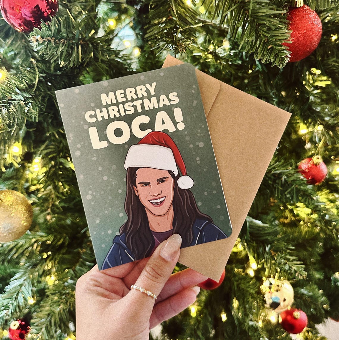Merry Christmas Loca Card | Christmas Card | Pop Culture Christmas Card ...