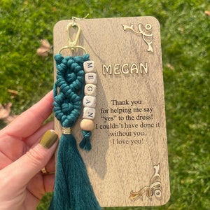 Wooden Custom Design Bridesmaid Invitation, Wooden Wedding Invitation ...