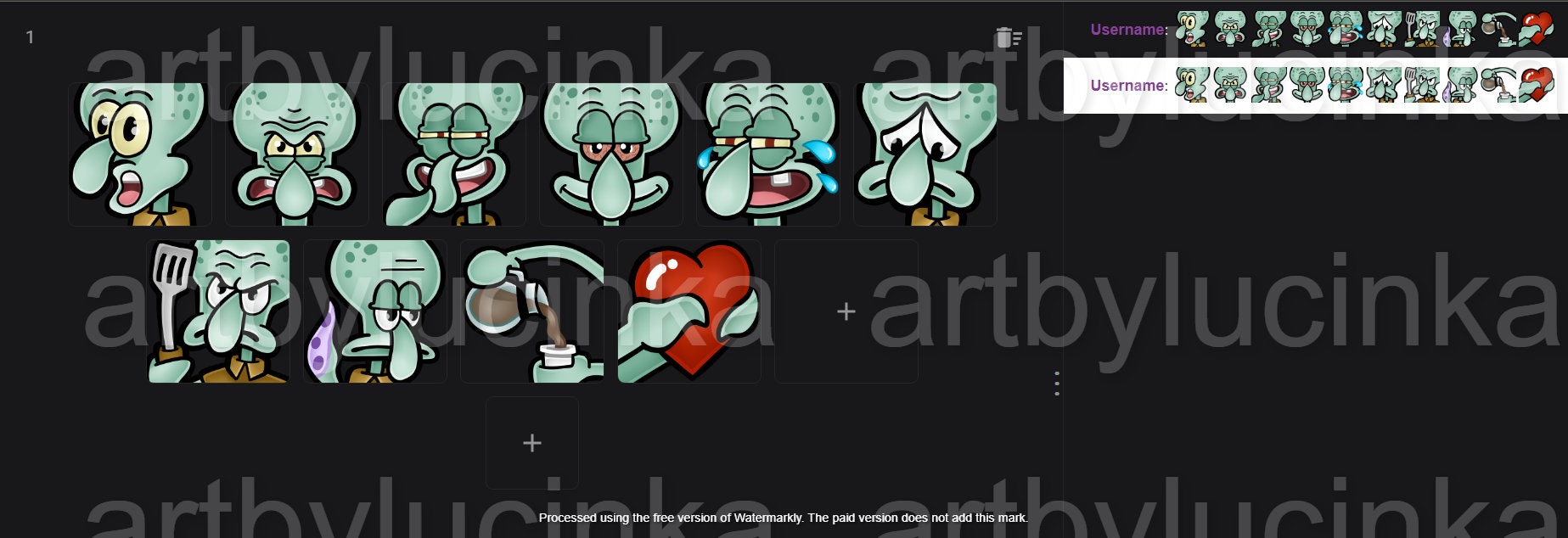 TWITCH EMOTES Spongebob SEPIA - Etsy