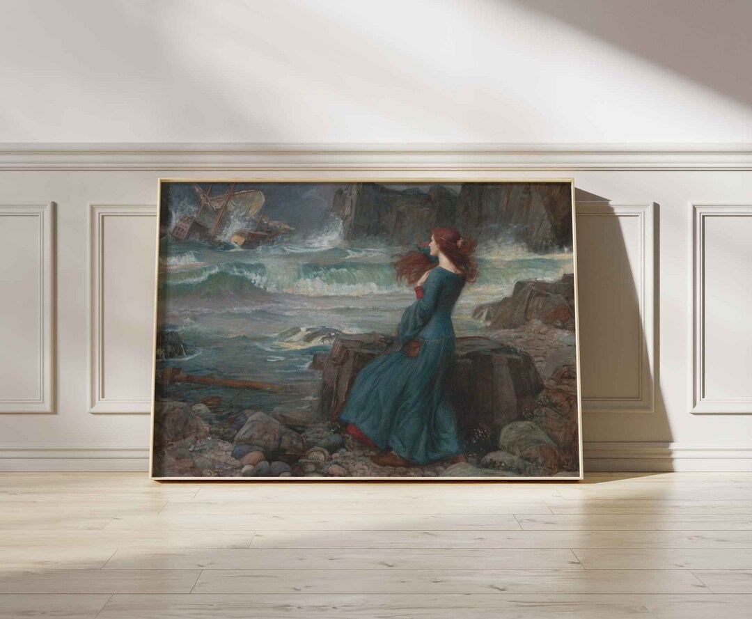 John William Waterhouse Miranda the Tempest William - Etsy