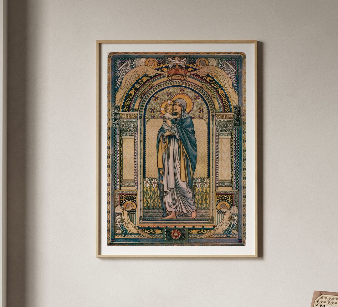 Jeanne Labrousse Madonna and Child Religious Painting, Art Print, Fine ...