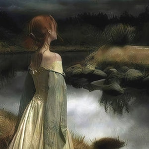 Edward Robert Hughes Whispers on the Wind Pre-raphaelite Brotherhood ...