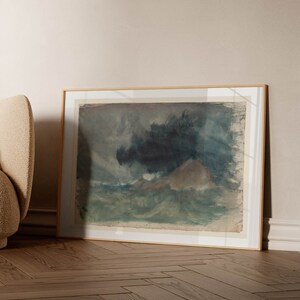 Joseph Mallord William Turner the Mewstone Devon Vintage Watercolour ...
