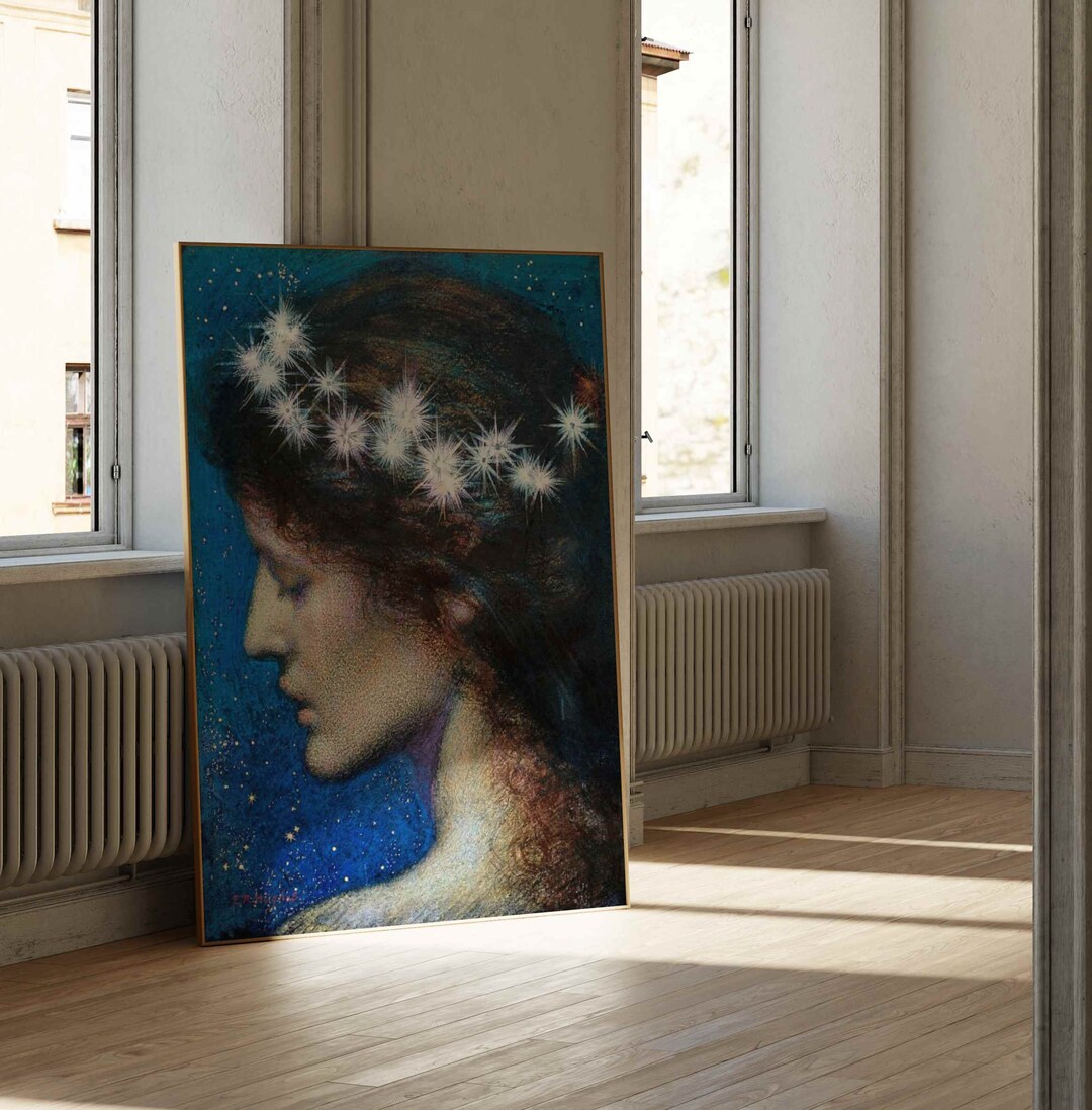 Edward Robert Hughes Night 19th Century Portrait Painting - Etsy