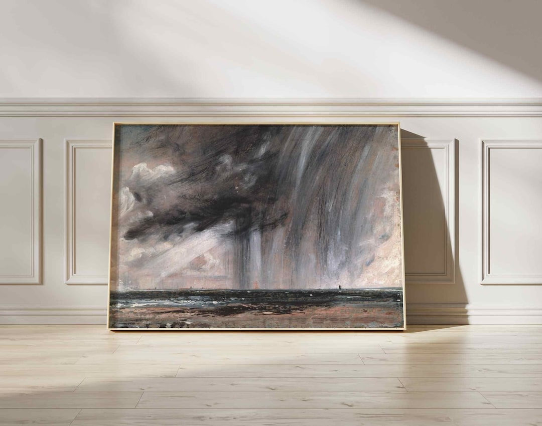 John Constable Seascape Study With Rain Cloud Vintage - Etsy
