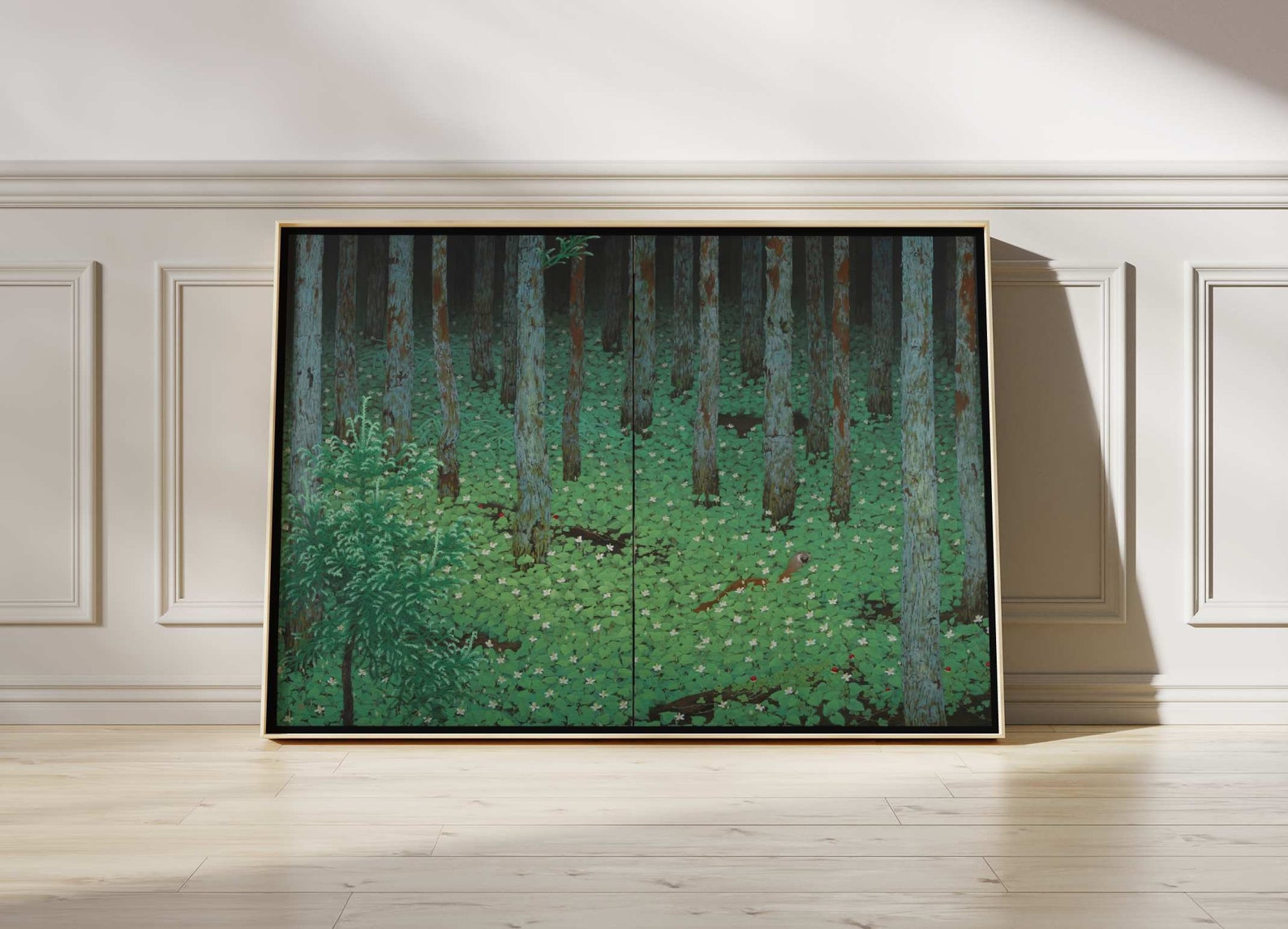 Katayama Bokuyo Mori forest Giclee Print Vintage Art - Etsy